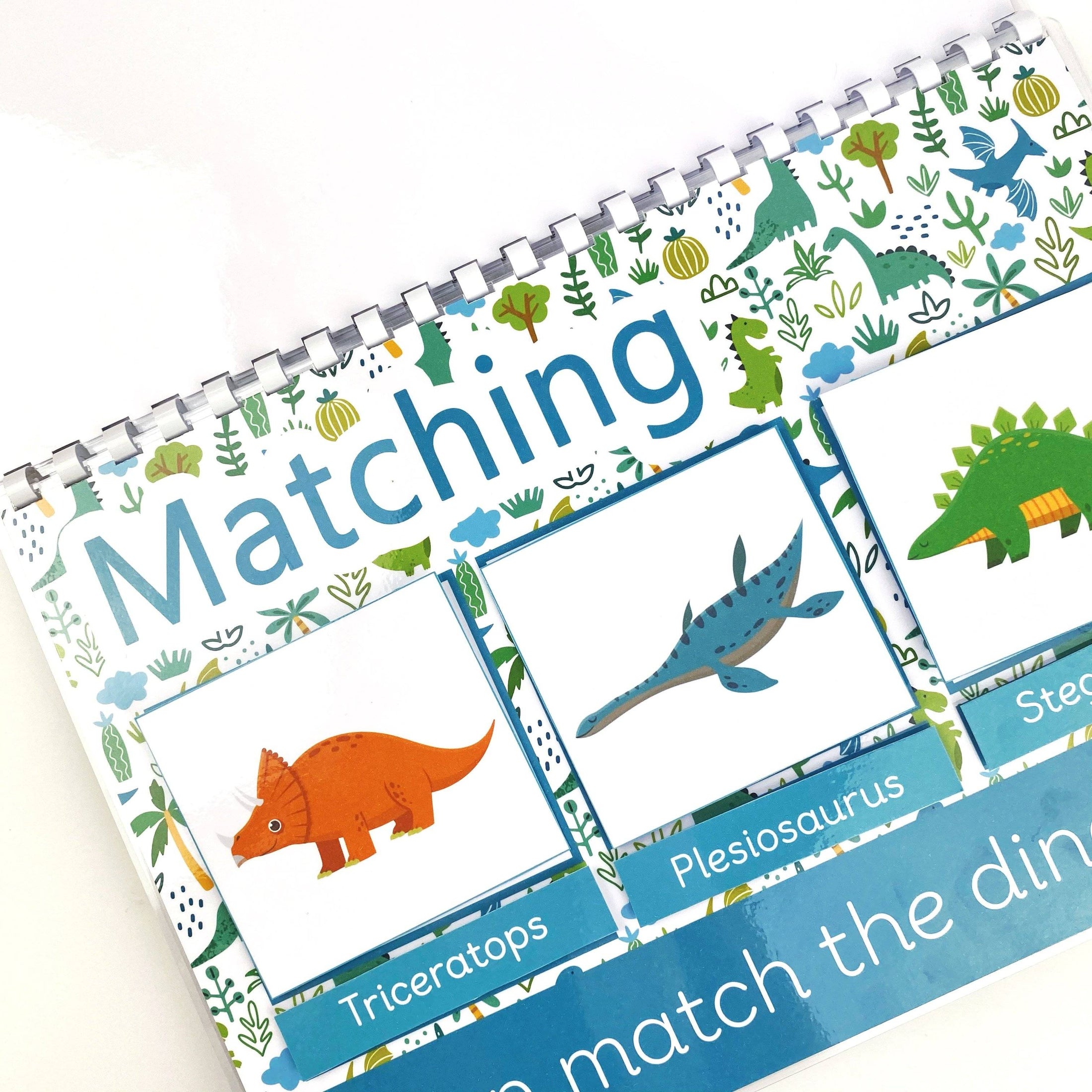 Dinosaur Pre-School Busy Book (PRINTABLE VERSION) – Little Boo Learning