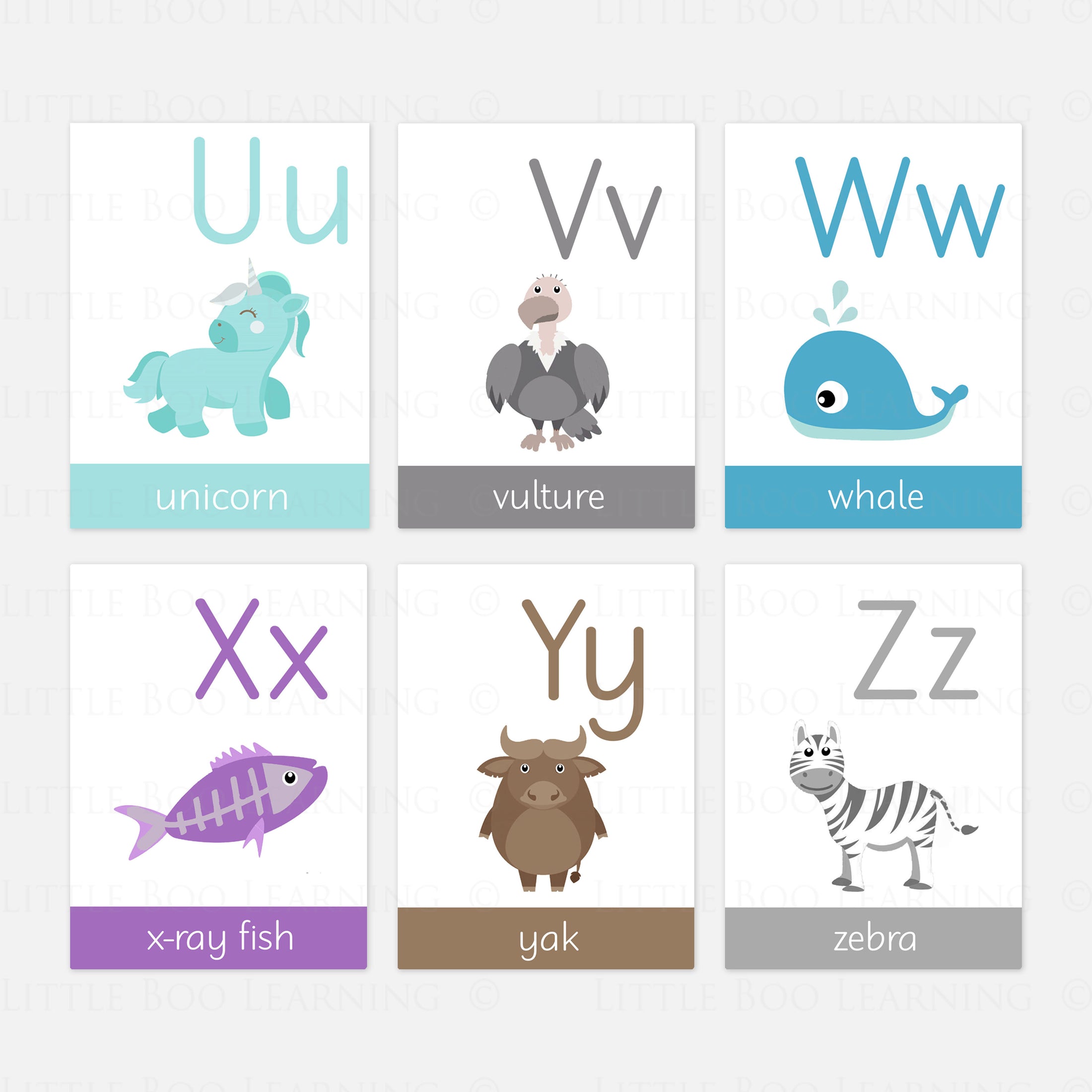 Animal Alphabet Toddler Flashcards | Early Years Learning Resources ...