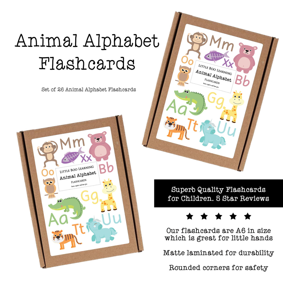 Animal Alphabet Toddler Flashcards | Early Years Learning Resources ...