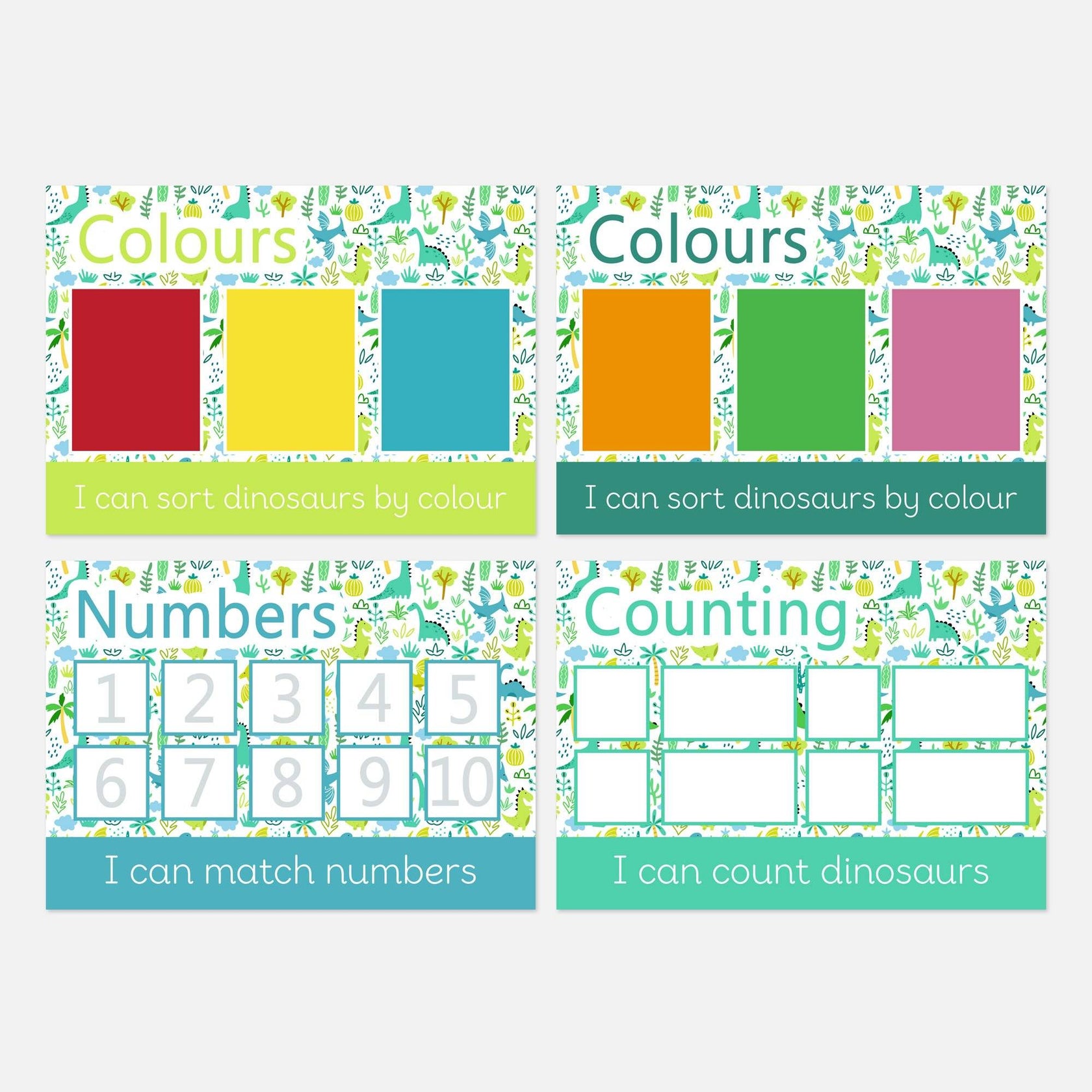 Dinosaur Pre-School Busy Book (PRINTABLE VERSION) – Little Boo Learning